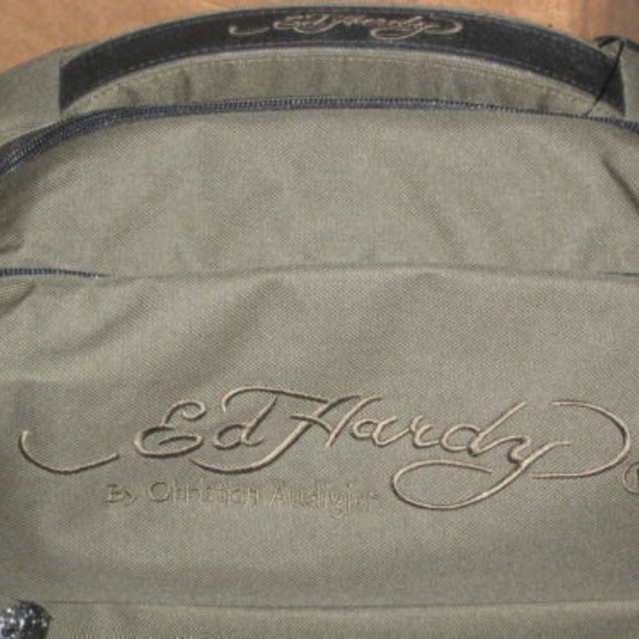 Ed Hardy | Bags | Ed Hardy Swords Backpack Wlaptop Compartment New ...